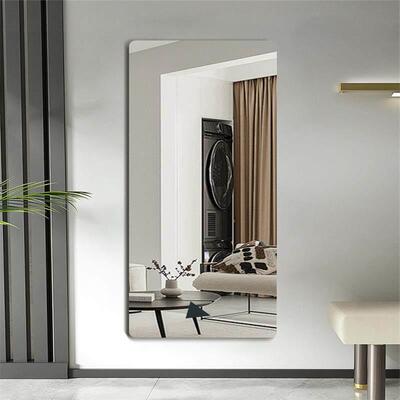 With gum mirror sticker wall soft mirror wallpaper