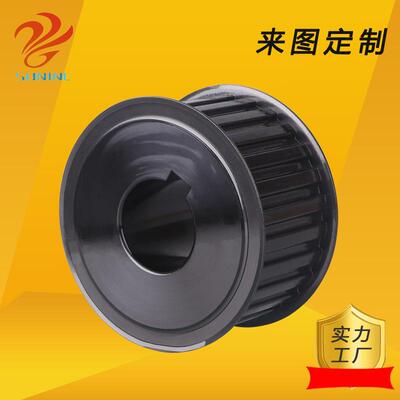 厂家现货同步带轮8MGT齿型 工业同步轮钢制件胀套式可传动轮