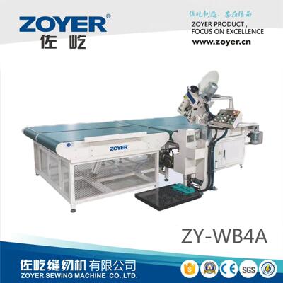 厂家供应ZY-WB4A佐屹自动翻转床垫围边机 床垫锁边机器缝纫机