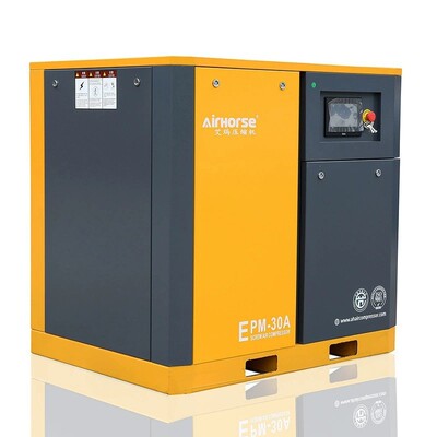 永磁压变频机7螺EPM杆式真空泵3kw/缩50hp空压机气泵高压大型压缩