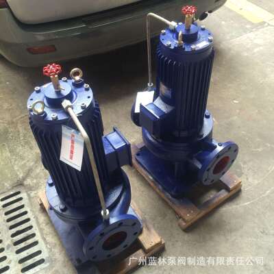 PBG50-250屏蔽式管道泵 2寸低噪音循环泵 空调冷冻水循环屏蔽泵