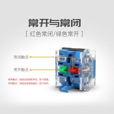 户外防水按钮盒开孔单关急停制启ESB动停止1孔23孔4孔孔三孔塑料