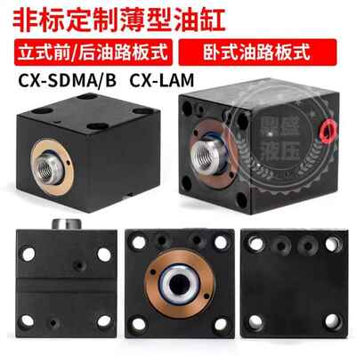 油路板立式卧式油缸CX-LAM-SDMA/B20-80（定制产品不支持退换）