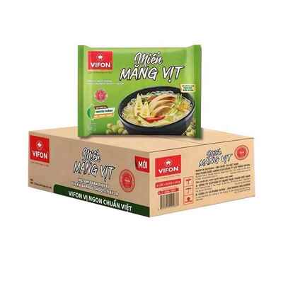 越南Vifon Mien mang vit鸡肉味细粉丝58g冲泡早餐免煮一整箱24包