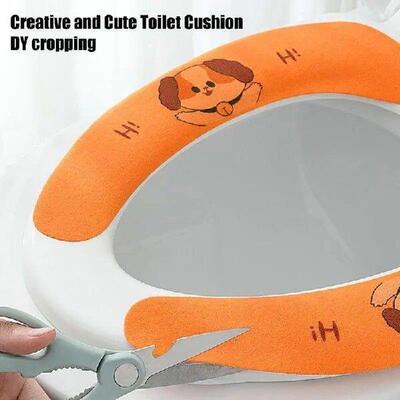 Toilet Seat Cover For Bathroom Thick Reusable Toilet Seat