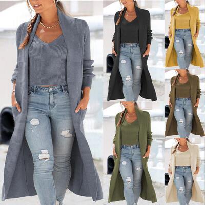 Cardigan windbreaker jacket knitted sweater two vest set