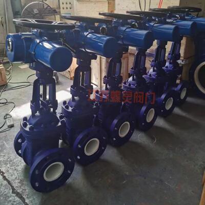 陶瓷阀门PZ941TC-16C电动内衬陶瓷排渣闸阀DN250