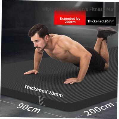 Yoga Mat Exercise Thick Non-slip Gym Fitness Durable Pilates