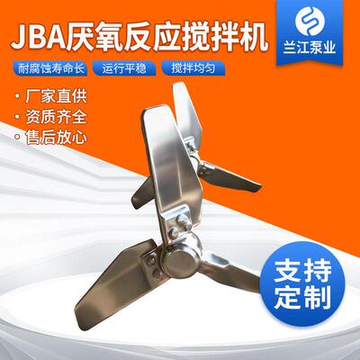 JBA厌氧反应搅拌机化工厂食品厂污水污泥处理搅拌净化成套设备