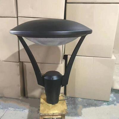 压铸铝庭院灯头LED50瓦欧规美规圆形开叉庭院灯具宽电压户外灯