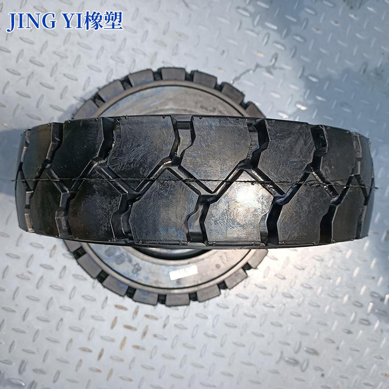 实心轮胎厂家400-8/500-8/600-9实心胎 挖掘机工程机械轮胎