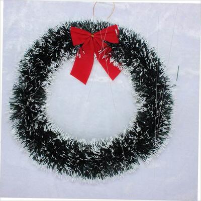 Madder wreath with bow Christmas decoration supplies圣诞花环