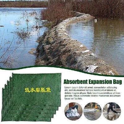 Water Activated Flood Bags 5X Prevention Barrier Dams