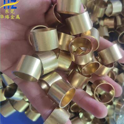 现货H62黄铜管 H65薄壁铜管黄铜毛细管精密切割 折弯 缩口CNC