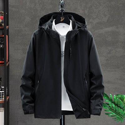 M 98641 Windproof Waterproof Hooded Jacket 防风防水冲锋衣