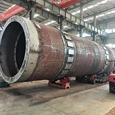 固废危废焚烧回转窑氧化备锌金属WFI镁锂陶粒母温煅烧设云回转窑