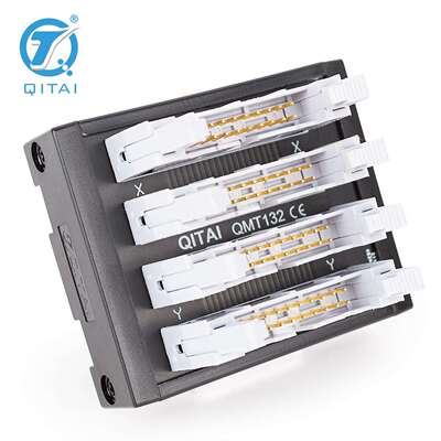 QMT132中转端子台20位牛角设备快速拆装接线中转端子台工厂直发