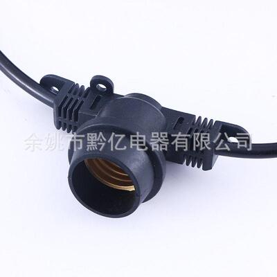 E27户外防水灯串LED装饰灯串线欧规S14装饰灯串