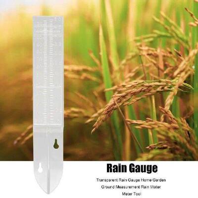 5 in Capacity Rain Gauge Easy-to-Read Plastic Rain Gauge