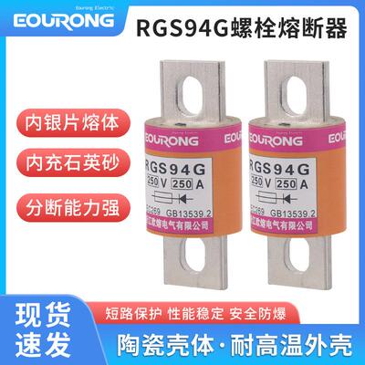 RGS94G快速熔断器40A50A63A80A100A125A150A200A250A300A350A400A