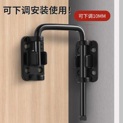 窗钩门栓插销门扣锁扣卡扣锁门神器免打孔不锈钢拉门挂锁防盗