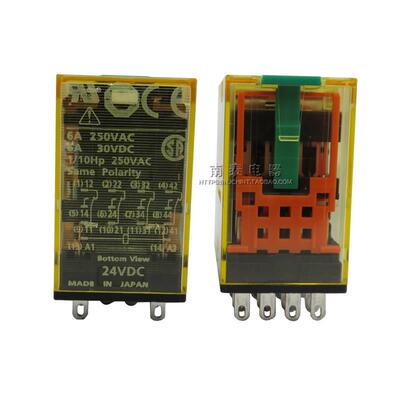 日本产 原装正品 C和泉D-E 小型继电器 RU4SDI24 DC2RU4S-D244V 1