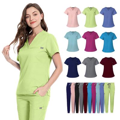 Hospital hand washing suit, clinic operating room, nurse's