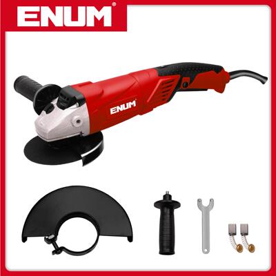 红色电动角磨机 短柄 亿能工具 品质无忧 4076