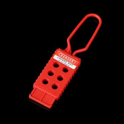 BD-K42工业安全绝缘塑料搭扣锁搭扣锁具多人扩锁挂牌安全锁