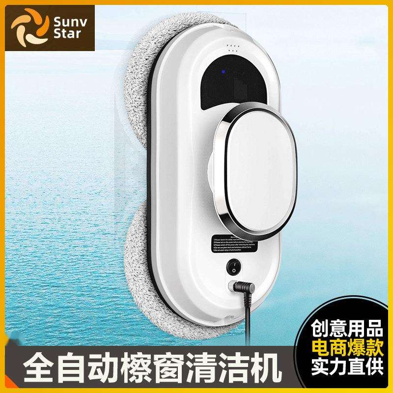 高楼全自动擦窗机持久续航大吸力家用防跌落擦窗机器人高空清洁机