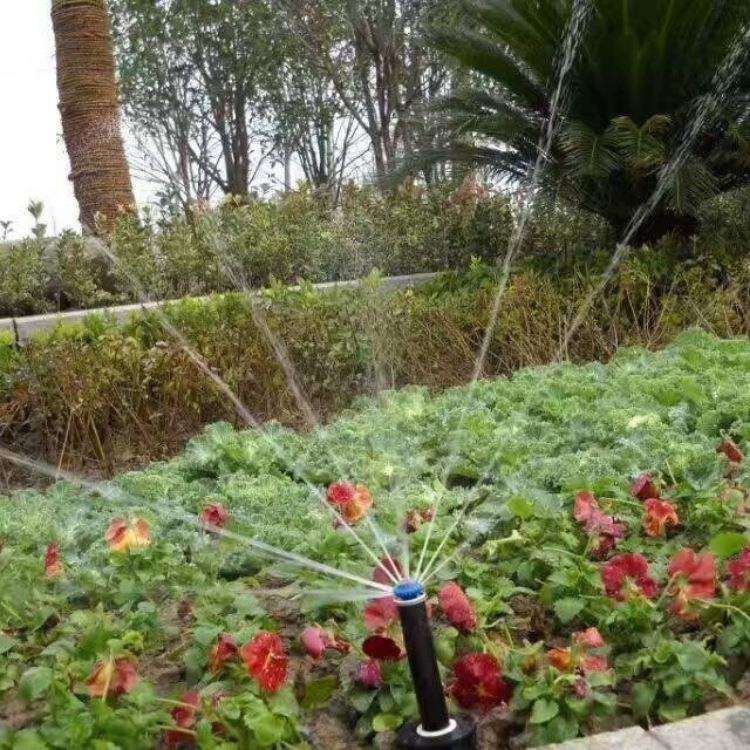 地埋式自动旋转伸缩喷头 梁场喷淋养护用喷水头 草坪灌溉喷淋头
