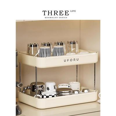 Tlife·Light·置物架杯子桌面水杯收纳架餐桌茶杯托盘家用 |轻甜
