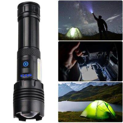 1000000 Lumen Super Bright Torch IPX5 Waterproof LED