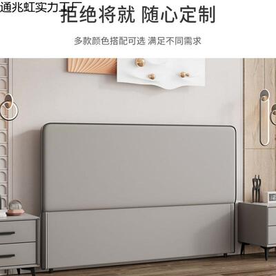 床单买FING6841落头地法式落地软靠背网新款实单双人单个木床头红