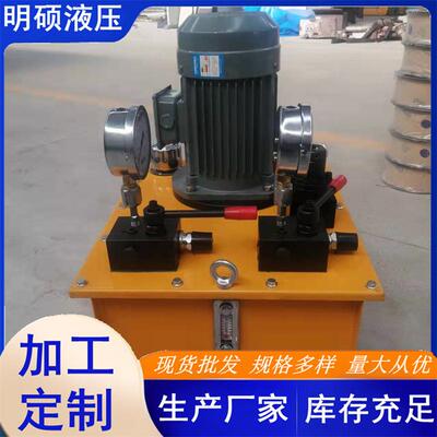 液压电动泵站压力0-80MPA兆帕小型液压系统总成DBS高压电动液压泵