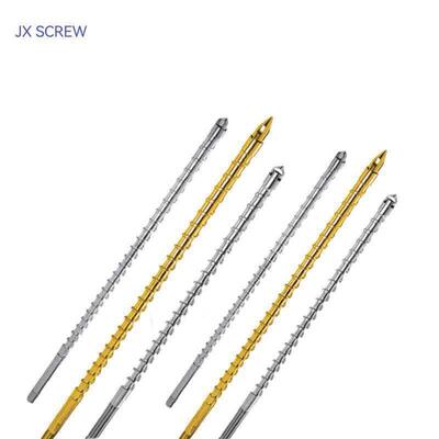 注塑机螺杆料筒PC专用螺杆SKD DC53 淬火电镀螺杆合金螺杆