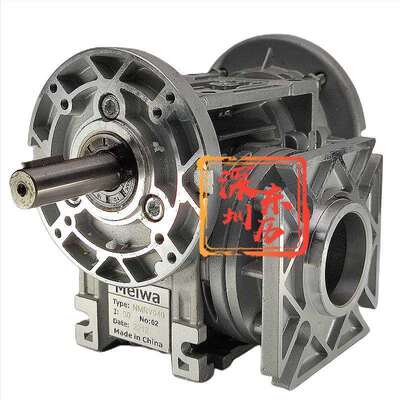MEIWA蜗轮蜗杆减速机NMRV040 I:30 Worm gear reducer双出轴中空