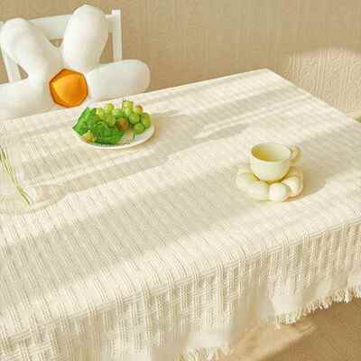 Table Cloth Linen Lace Tablecloth Rectangular Dining Table