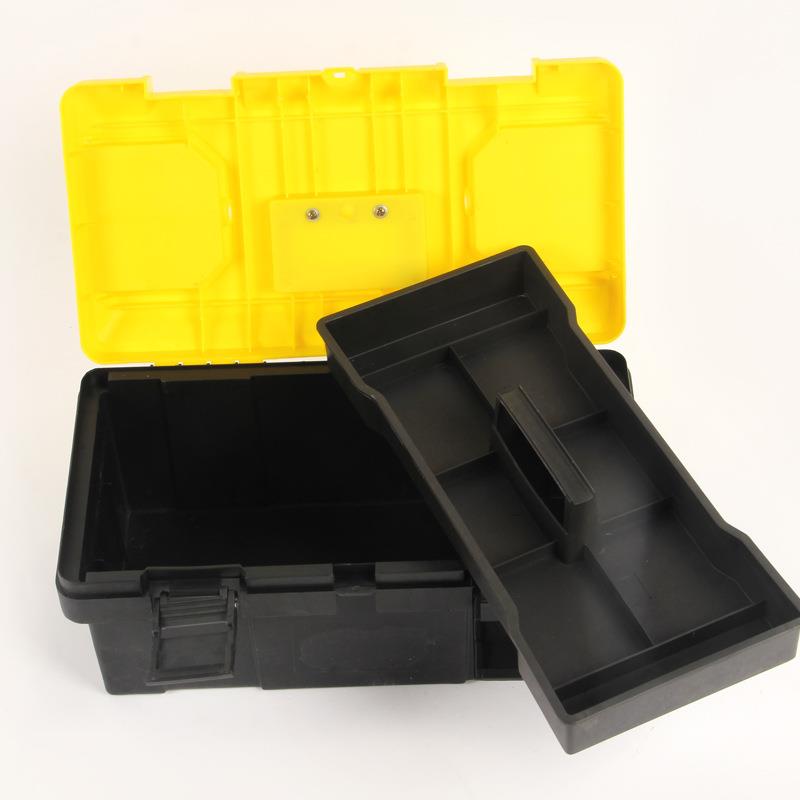 【厂家直销】五金塑料工具箱 家用多功能大号工具箱 塑料工具箱