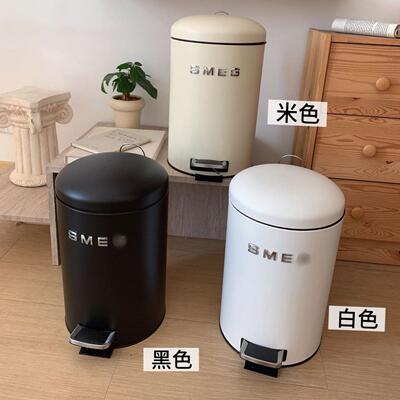 容意大利家用约不锈钢圾客LJT-002厅简卧室12L大量脚踩带盖垃桶