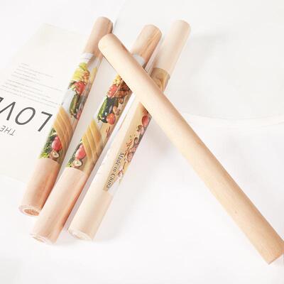 Kitchen Solid Wood Rolling Pin Non-Stick Wooden Dough Roller