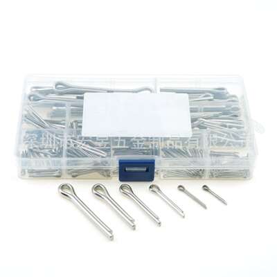 290pcs M1.5M2M2.5M3M4M5M6 不锈钢304 GB91开口销组合套装盒装