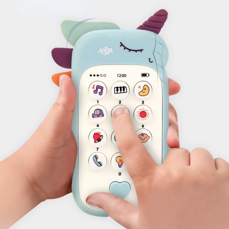 婴儿电话玩具音乐声音电话睡眠玩具与脚