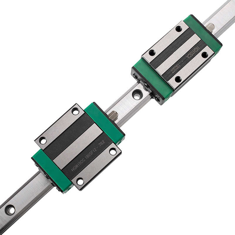 加工定制直线运动滚动导轨轴承HGH/HGW四方型法兰型直线导轨滑块