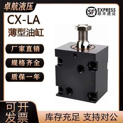 CX-LA卧式薄型油缸JOA扁形CHTB重型20外牙25卧式3240模具50液压缸