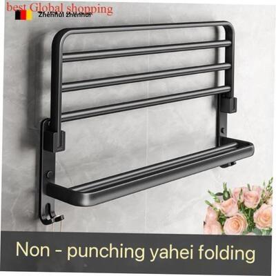 Bathroom shelf wall hanging toilet shower room storage rack