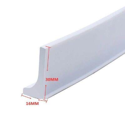 Silicone Shower Barrier Bathroom Water Stopper Water