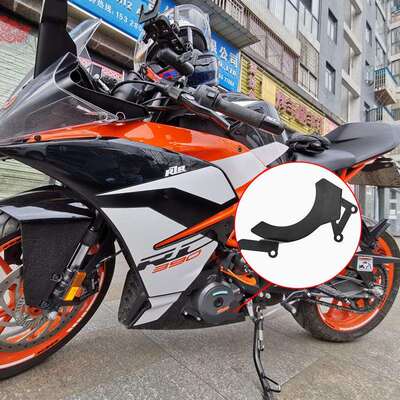LEDISHUN改装发动机保护盖防摔块引擎罩KTM DUKE 390 RC390防摔胶