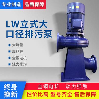 150LWP180-30-30大功率污水排污泵直立式污水排污泵立式水泵
