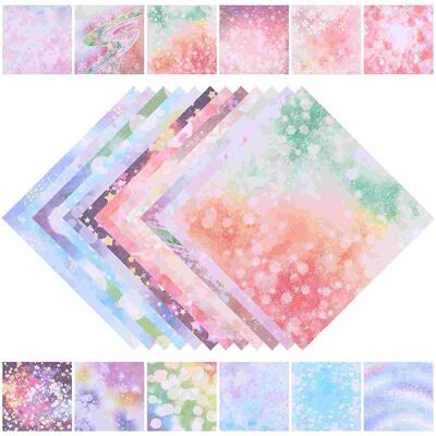 50 Sheets Paper Square Colorful Colorful Craft Origami Paper